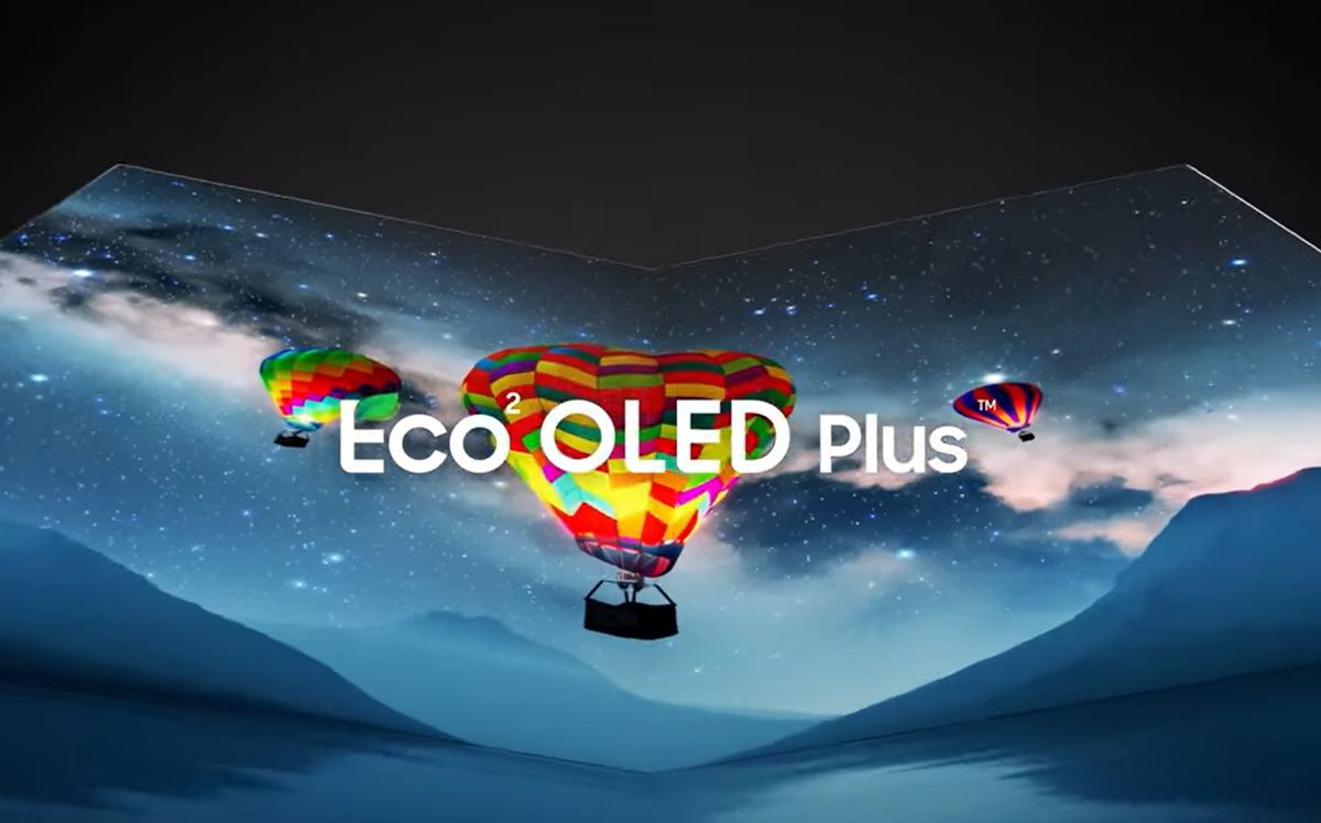 Samsung OLED for Foldable: Eco² OLED™ for Green