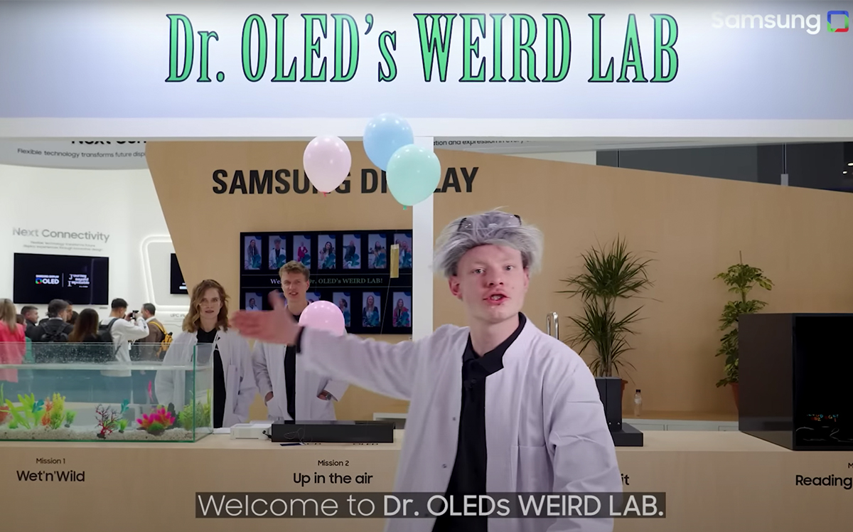 [MWC 2023] "Dr. OLED’s Weird LAB" at Samsung Display