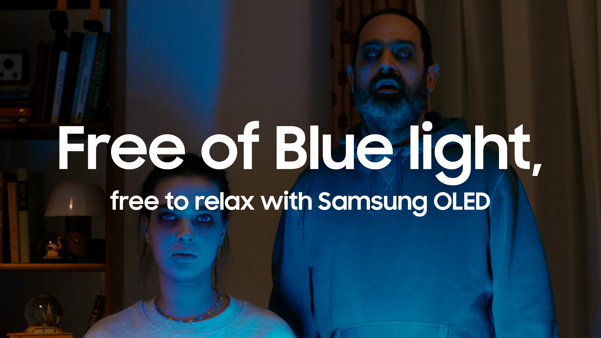 Free of blue light, free to relax with Samsung OLED